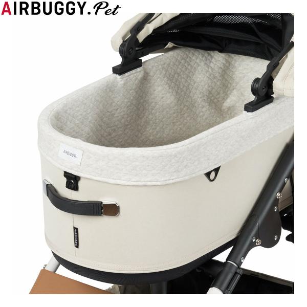 【エアバギー フォー ペット AIRBUGGY FOR PET ペットカート ドーム3専用 コットカバー コットン 綿素材 通年使える素材のコットカバー。内側をぐるりと覆うことで、コット内をきれいに保ちます。底や側面、フチなど、肌に触れる部...