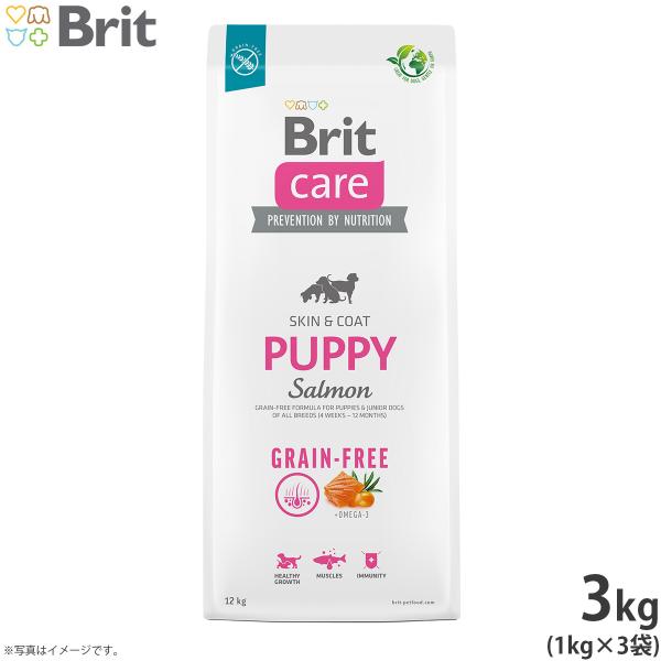 【ブリットケア Brit Care ドッグフード グレインフリー パピー グレインフリーのサーモン・ポテトなど厳選素材にシリマリン・イヌリン・サーモンオイル・ハーブ・オリゴ糖を配合した最新の栄養学に基づいたスーパー・プレミアムフードです。パ...