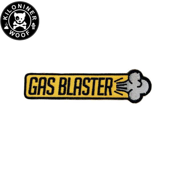 KILONINER キロナイナー カスタマイズ用パッチ GAS BLASTER Patch ハーネス カスタマイズ用ワッペン。裏がベルクロ素材になっており、ハーネスに装着可能です。