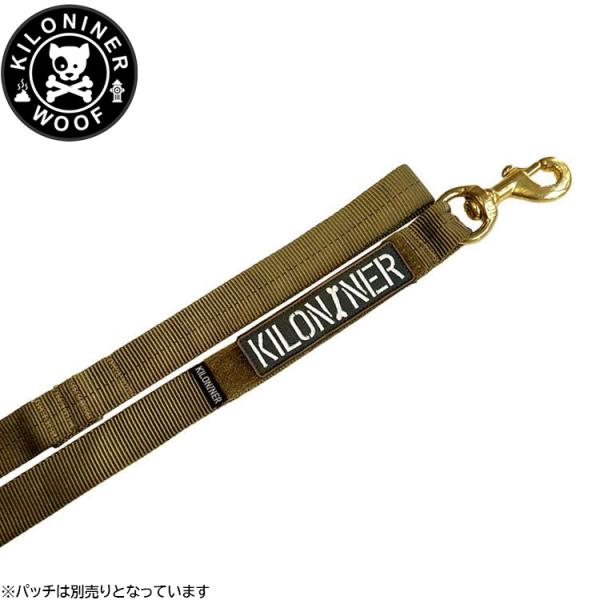 KILONINER キロナイナー BLH BIG LEASH HEAVY DUTY ビッグリーシュ ヘビーデューティ 大型犬用リード 中型犬から大型犬向けに設計されたリーシュです。ベルクロ部分にお気に入りのパッチを貼って、カスタマイズをお楽...