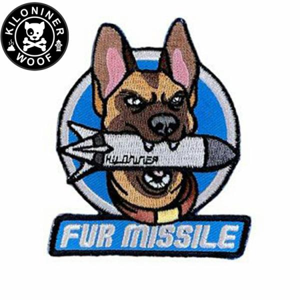 KILONINER キロナイナー カスタマイズ用パッチ FUR MISSILE Patch ハーネス カスタマイズ用ワッペン。裏がベルクロ素材になっており、ハーネスに装着可能です。