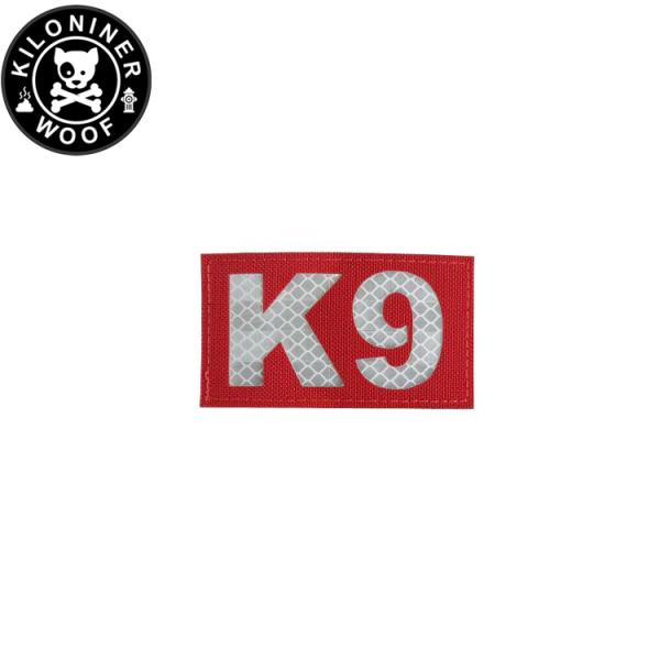KILONINER キロナイナー カスタマイズ用パッチ K9 Patch ハーネス カスタマイズ用ワッペン。裏がベルクロ素材になっており、ハーネスに装着可能です。