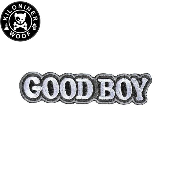 KILONINER キロナイナー カスタマイズ用パッチ Good Boy Patch ハーネス カスタマイズ用ワッペン。裏がベルクロ素材になっており、ハーネスに装着可能です。