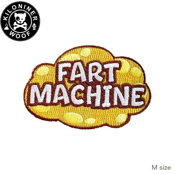 KILONINER キロナイナー カスタマイズ用パッチ Fart Machine Patch ハーネス カスタマイズ用ワッペン。裏がベルクロ素材になっており、ハーネスに装着可能です。