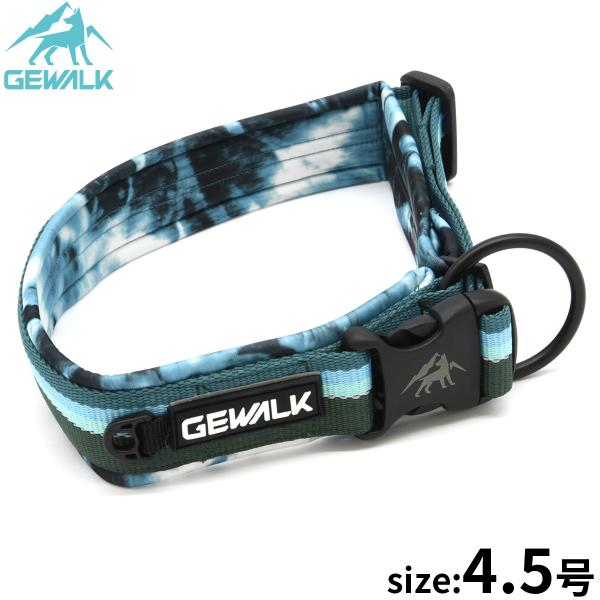 ジウォーク GEWALK コンフォタブル カラー（首輪） 強度があるリサイクルウェビングとダイビング用のウェットスーツに使われている「ネオプレン」にリサイクル生地を採用。肌に優しく、防水・防湿・速乾性に優れており、汚れにくいのが特徴です。幅...