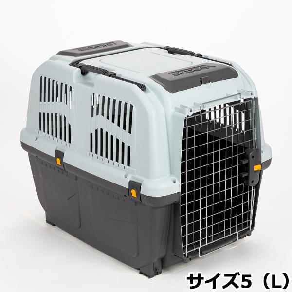 【MPS ペット・ケージ SKUDOイアタ 軽くて使いやすいイタリア製ケージ。2WAYハンドル（ロック時:リフトハンドル ロック解除時:プルハンドル）。クロムメッキ加工で錆びにくい扉、横開き。別売りの360℃回転キャスター（2個はロック付き...