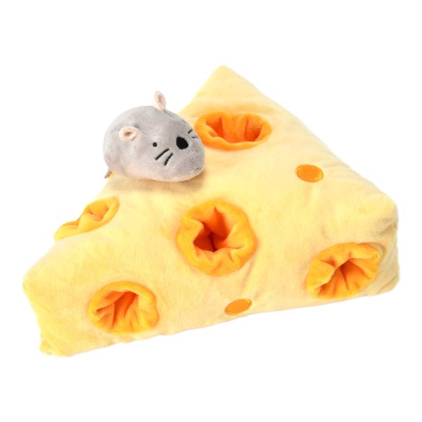 【ソルグラ SOLGRA 犬用おもちゃ ハイド＆シークシリーズ チーズかくれんぼ チーズの形をしたかくれんぼノーズワークトイ。】