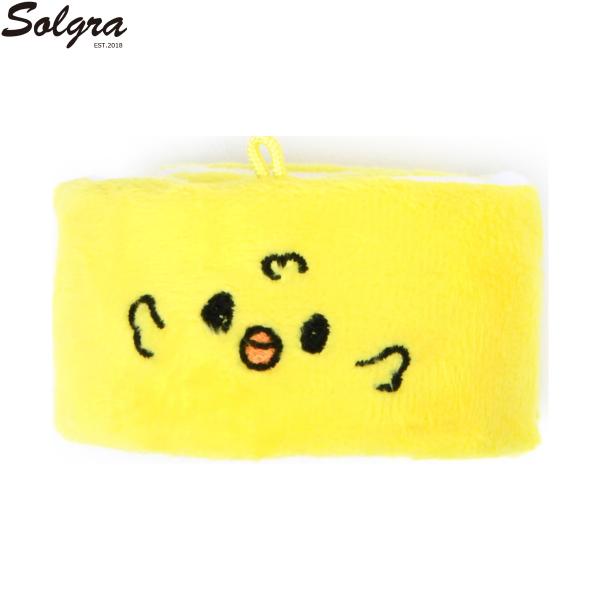 【Solgra ソルグラ 犬用おもちゃ ぴよぴよ玉子焼き やわらかなベロア素材で卵焼きの質感を出した、愛らしいぬいぐるみトイ面ファスナーを外せば、長〜いロングトイになります！おもちゃの中にはピーピー、ガサガサ！わんちゃんの好奇心をくすぐる楽...