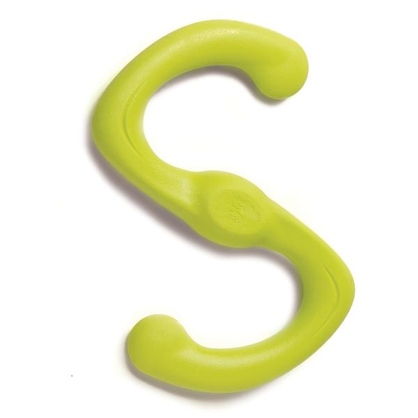 【ウェストポウ ゾゴフレックス ブーミ S字型をした犬用のおもちゃ。両端を引っ張るとおよそ2倍の長さに伸びます。引っ張りっこや、フェッチ遊びなどにぴったりです。】