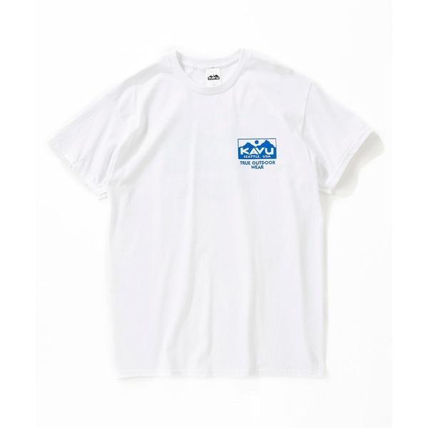 KAVU カブー メンズ トゥルーロゴ Tシャツ / True Logo Tee 19821842010 WHT