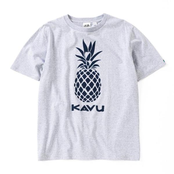 KAVU カブー メンズ パイナップル Tシャツ / Pineapple Tee 19821825033 HGRY