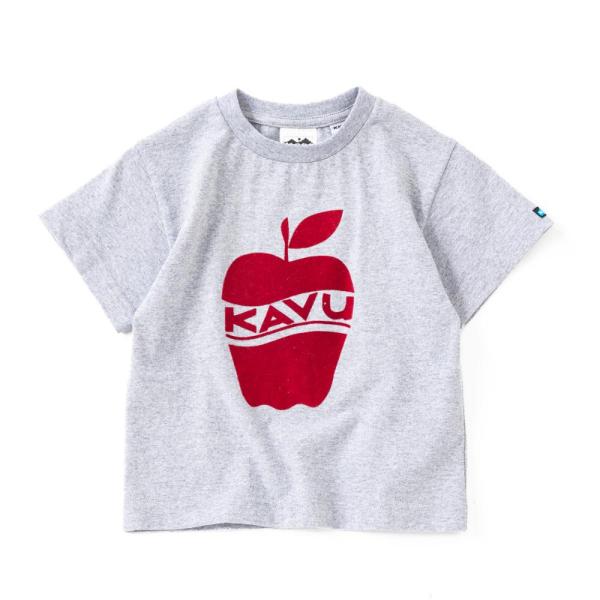 KAVU カブー キッズ アップル Tシャツ / Ks Apple Tee 19821871033 H / Grey
