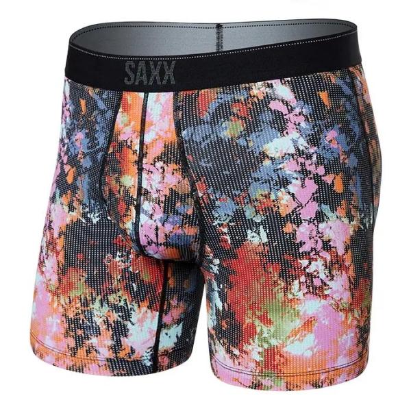 SAXX サックス / サックス クエスト クイックドライメッシュ ボクサーブリーフ パンツ 前開き / カラー：PIM（PIM/PRISMATIC ICE DYE- MULTI）/ QUEST QUICK DRY MESH BOXER B...