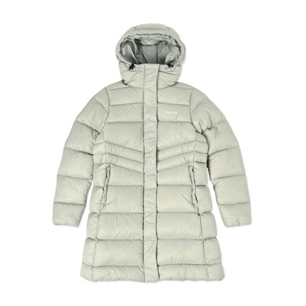 Marmot マーモット / 750フィルパワーフードロングジャケット［ウィメンズ］/ カラー：237（モスグレー）/ Ws 750FP Hood Long Jacket TSAWD021_237