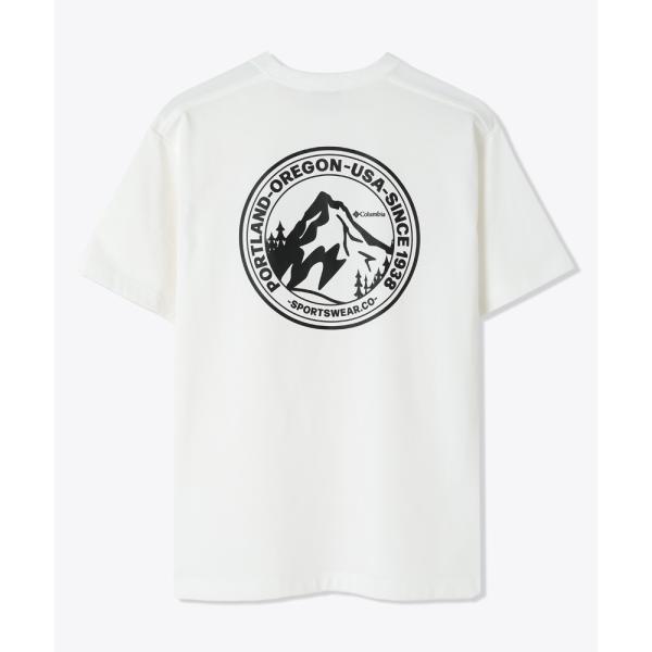 Columbia コロンビア / アーバンハイクグラフィックショートスリーブTシャツ[メンズ] / カラー：127（Sea Salt/Back Print） /  PM0616_127