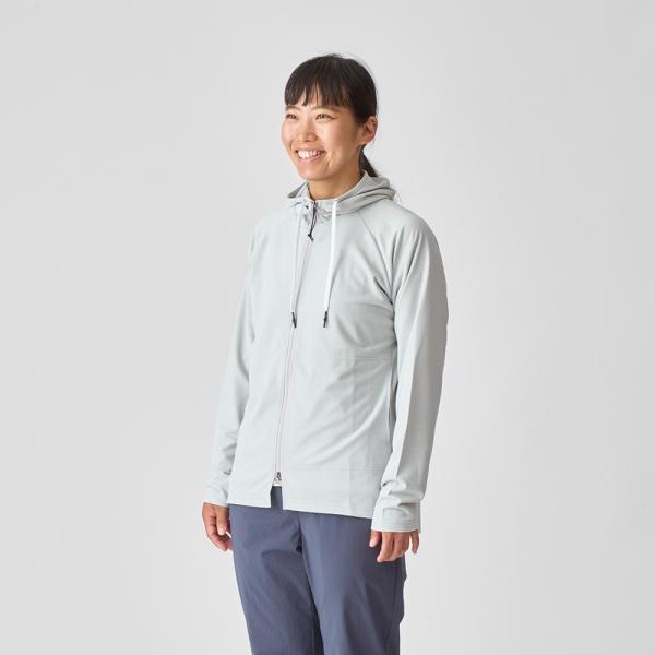 AXESQUIN アクシーズクイン Womens Sunproof Hoodie［レディース］/ カラー：G77（グレイシャーグレイ）/  011105-G77