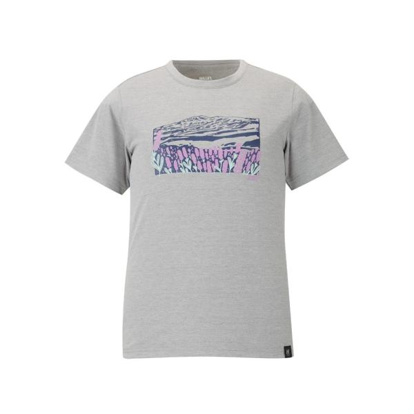 MILLET ミレー ミンタラ ショートスリーブ Tシャツ［レディース］/ カラー：N4809（HEATHER GREY）/ MINTALA TS SS W MIV03218_N4809