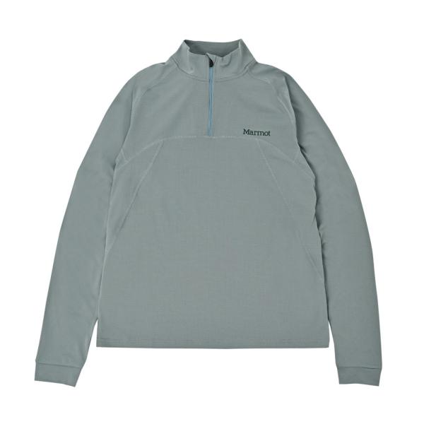 Marmot マーモット / クライムスキンハーフジップロングスリーブ［メンズ］ / カラー：C092（MOSS GREEN） / Climb Skin Half−Zip L/S MTMLS048_C092