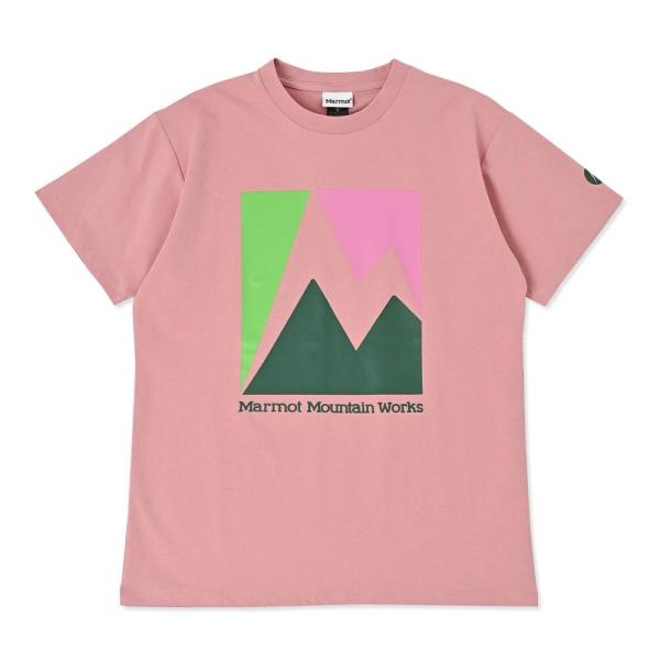 Marmot マーモット / ウィメンズクラック ティーシャツ / カラー：C007（PINK） / Ws Crack T-Shirts MTWST062_C007