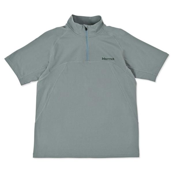 Marmot マーモット / クライムスキンハーフジップショートスリーブ / カラー：C092（MOSS GREEN） / Climb Skin Half-Zip S/S MTMST044_C092