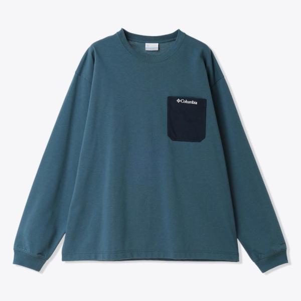 Columbia コロンビア ヤングストリートロングスリーブクルー［メンズ］ / カラー：429（Everblue）/ Young?Street Long Sleeve?Crew PM0898_429