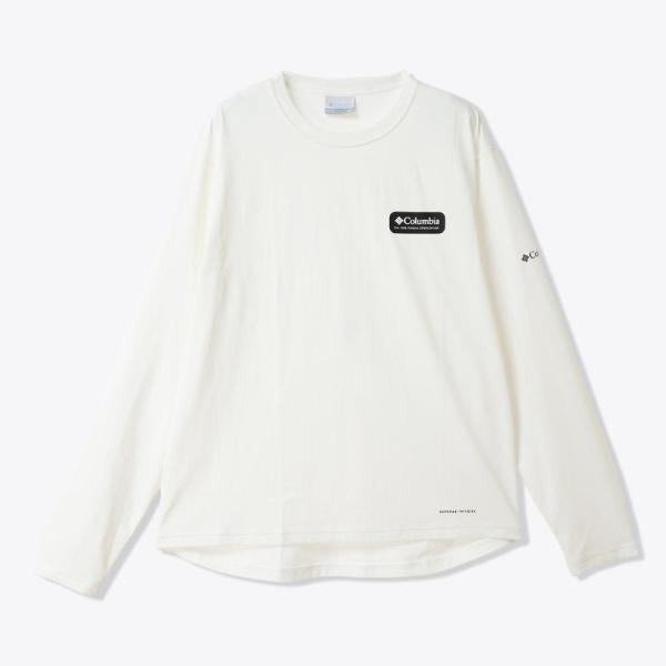 Columbia コロンビア ライトキャニオングラフィックロングスリーブTシャツ［メンズ］ / カラー：100（White）/ Light Canyon Graphic LS T-Shirt PM0498_100