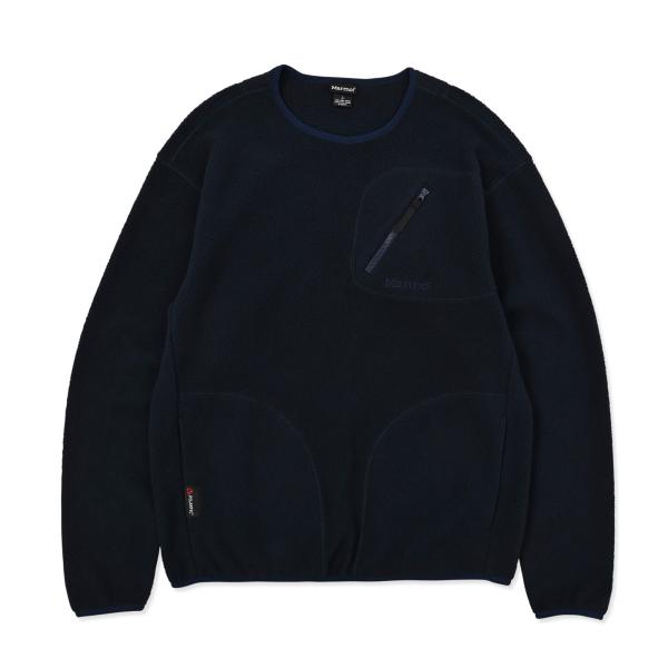Marmot マーモット / [メンズ]ポーラテックコンパスフリースプルオーバープロ / カラー：C005（NAVY） / Polartec Compass Fleece Pullov MTFW25MFL043_NV
