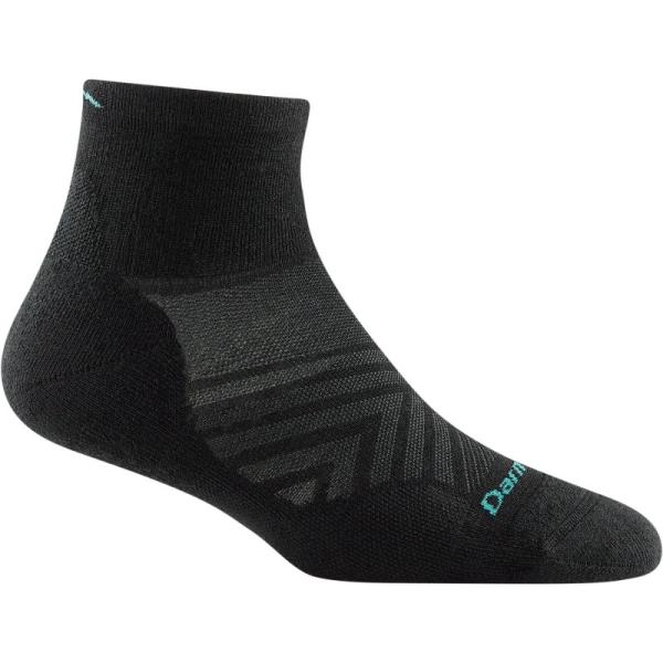 DARN TOUGH ダーンタフ 1048 ラン1/4 ウルトラライトウェイトクッション［レディース］ / カラー：001（Black）/ Run 1/4 Ultra-Lightweight with Cushion #19441048001