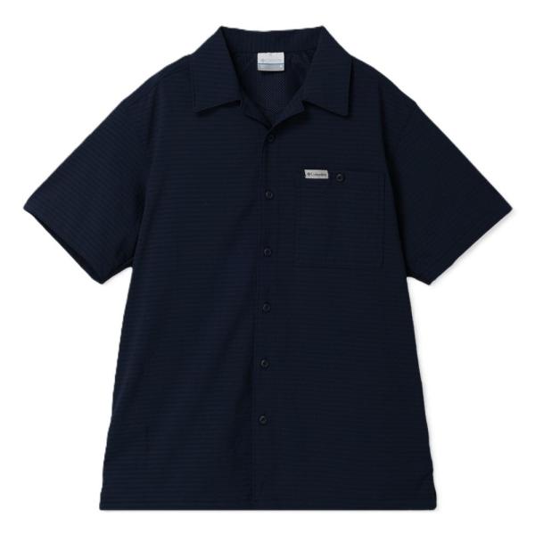 Columbia コロンビア ユーティライザーショートスリーブキャンプシャツ［メンズ］ / カラー：464（Collegiate Navy）/ M Utilizer Short Sleeve Camp Shirt AE2590_464