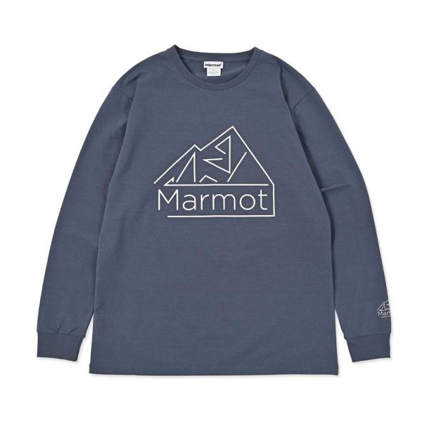 Marmot マーモット クラシックロゴ ロングスリーブティーシャツ[ウィメンズ] / カラー：C079（INDIGO）/ Ws Marmot Classic Logo LS T-S MTSS26WLS070_IN