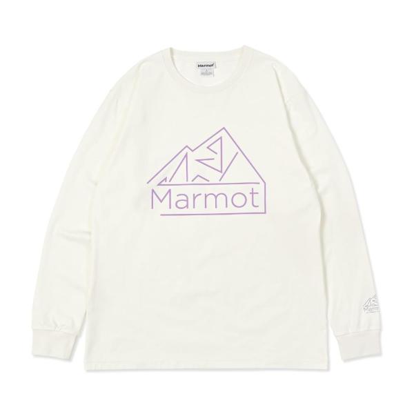 Marmot マーモット クラシックロゴ ロングスリーブティーシャツ[ウィメンズ] / カラー：C002（WHITE）/ Ws Marmot Classic Logo LS T-S MTSS26WLS070_WH