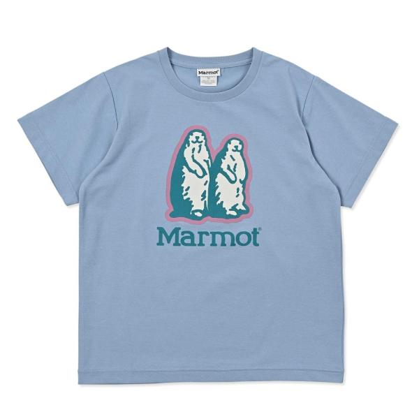 Marmot マーモット キッズ ザ マーモットティーシャツ［キッズ］ / カラー：C016/SA（サックス）/ Ks The Marmot T-Shirts MTSS26KST093-C016