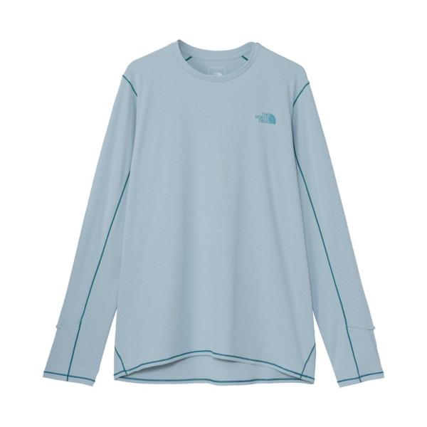 THE NORTH FACE ザ・ノースフェイス ロングスリーブブリーズレンジランクルー[メンズ] / カラー：CE（セレスティアルブルー・CE）/  NT12678_CE