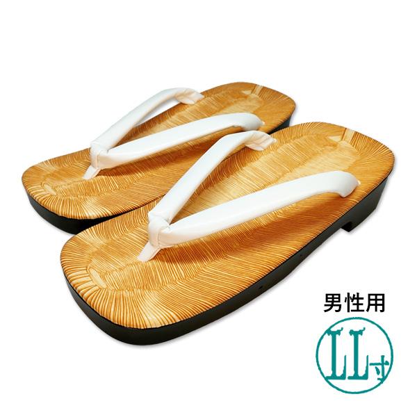 寺社用の普段履き(実用履き)として一般的に使用されている白鼻緒の草履。裏底はしっかりした硬いウレタン底です。白鼻緒＆ウレタン底の組みあわせはきっちり感がありますので、普段から着物をお召しになる方が「礼装用草履を普段履きにするのはもったいない...