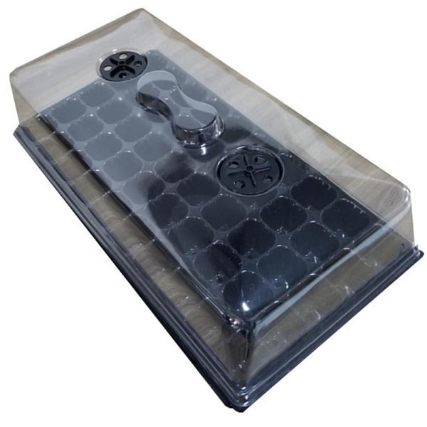 ●商品情報弊社販売のヒーターマットSサイズがぴったり入る！育苗トレーセットが新登場★寒さから植物を守り、 種まきや育苗に！フタには通気口がついており、加湿を防ぎます。50穴のセルトレイは発芽育苗に最適。育苗ヒーターマットSはこちら↓http...