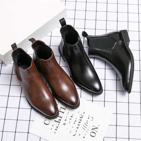☆NEW ARRIVAL ・メンズブーツ♪◆サイズ　24/24.5/25/25.5/26/26.5/27　ヒール:2.5cm◆素材　合成皮革、ラバー、その他※お品物の色合いは撮影環境、PCパソコンの環境により、若干異なる場合がございます。※...