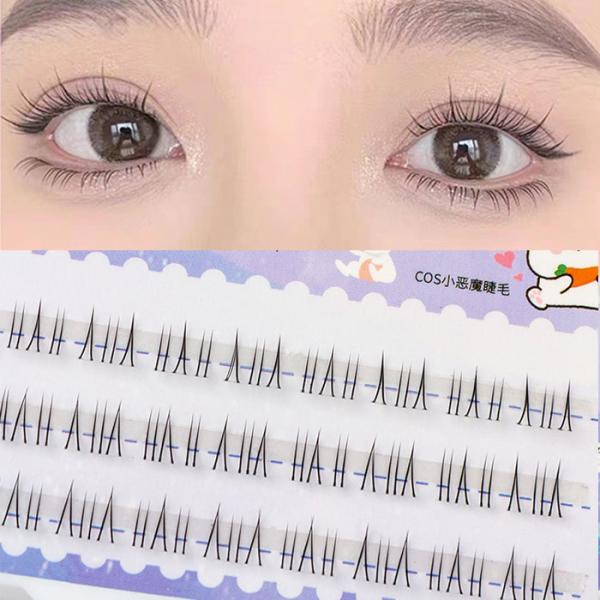 ・一束ずつの部分つけまつげはサロンでするマツエクのように濃密なのに、価格はその数分の1自まつ毛の下につけることで、自然な付け心地で、ナチュラルに仕上がります。取り付けはもちろん、取り外しもアイメイクリムーバーで簡単にできます。・カラー：ブラ...