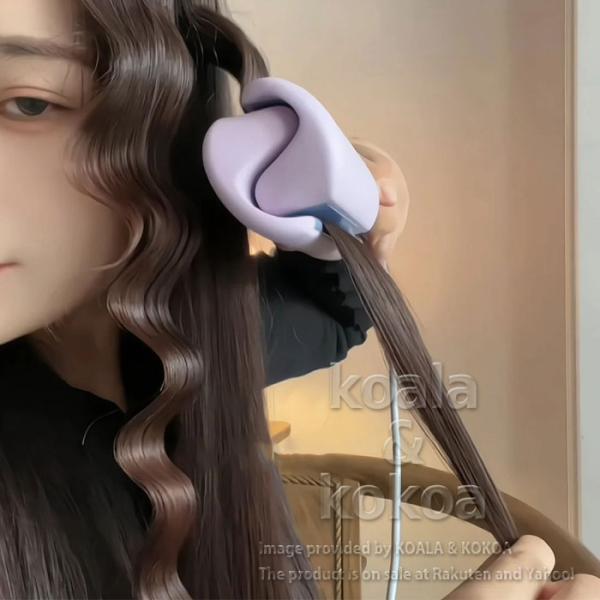 挟むだけでキレイなウェーブヘアに♪特別なデザインで、挟むだけで簡単にふわふわウェーブができ、使いやすくて便利です。挟むだけなので初心者でも簡単に完璧なウェーブを作ることができます。ヘアアレンジをより簡単かつ迅速にし、あなたの美しさを常に維持...