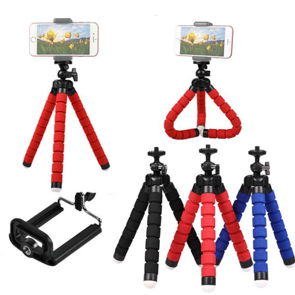 スマホ三脚はゴム【スポーツ型】コーティングで補強され、物に巻き付けても三脚と物に損させません。滑り止めのゴム製の脚デザインにより、調整可能な三脚スタンドは、テーブルに置いても床に置いても非常に安定しています。 ・耐荷重：約1.8kg（平地で...