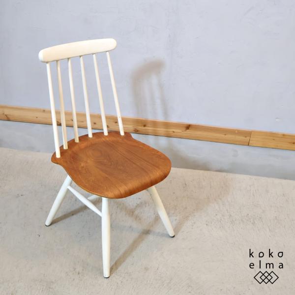 Ilmari Tapiovaara(イルマリ・タピオヴァーラ)デザインのペリマンニチェアー/ASKO(アスコ)社です。チーク座面の愛らしい北欧ビンテージ家具ダイニングチェアーをインテリアに。