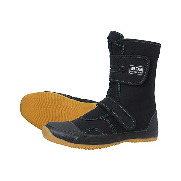 ブラック/25.0cm/M-14・Size:25.0cm・パッケージ個数:1・通年用・アッパー素材:本革+金属・ソール素材:ゴム・カラー:ブラック・タイプ:半長靴・マジック