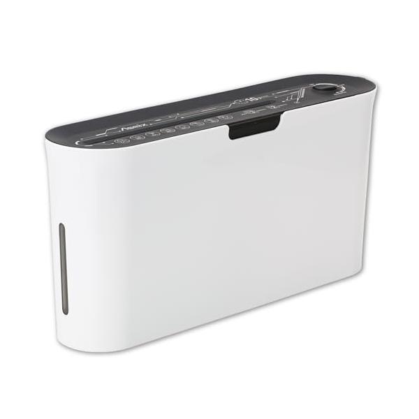 ホワイト/-/B08W・Color:ホワイト・パッケージ個数:1・コンパクトな卓上クロスカットシュレッダー・連続10分細断可・A4コピー紙最大3枚（定格2枚）細断可・給紙口幅:219mm（A4対応）、ダストボックス容量:3.5L(30枚)・...