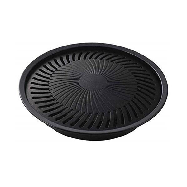 黒/縦27.5cmx横27.5cmx厚さ4.6cm/CB-A-YPS・パッケージ個数:1・本体サイズ：(直径)275×(高さ)46mm・プレート本体材質：アルミダイカスト(フッ素樹脂加工)・水受皿材質：スチール(フッ素樹脂加工)・商品重量：...