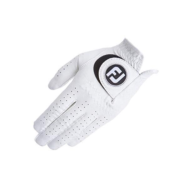 ゴルフグローブホワイト/22cm/FGNN21WT-22・Size:22cmColor:ホワイト・素材：ポリエステル(ナノフロント＋ソロテックス）・サイズ：22cm・原産国：タイ・性別：メンズ・着用：左手用