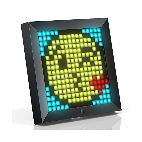 ブラック/-/6958444602516・パッケージ個数:1・Pixooに会う-DivoomPixoo Pixel Art Digital Frameは、楽しくて便利なテクノロジーです。 Pixooをスマートウォールクロックとして使用し、天...