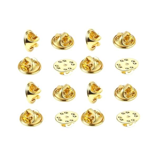 バタフライクラッチゴールド/内径10ミリメートル/-・Color:ゴールド・高品質な素材: 耐久性のあるメタル製で、長くご利用いただけます。・簡単装着: バタフライ式のキャッチで、ピンバッジを着脱が簡単です。・多用途: ピンバッジ以外にも、...