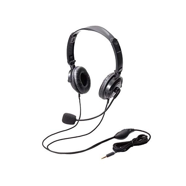 3.5mm接続 (4極)ブラック/-/HS-HP20TBK・Style:3.5mm接続 (4極)・パッケージ個数:1・対応機種:直径3.5mm4極ミニプラグに対応したスマートフォン・タブレット・ノートPC・ケーブル長:1.8m・外形寸法:使...