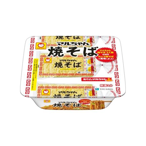 チルド麺「マルちゃん焼そば3人前」のあの味を再現 ご家庭でも簡単手軽においしく調理でき、1975年の発売以来、多くのお客様にご愛顧いただいているチルド麺「マルちゃん焼そば 3人前」の味を再現したカップ焼そばです。・スパイスを利かせた粉末ソー...