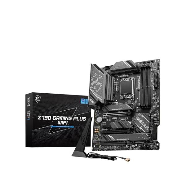 Z790 GAMING PLUS WIFIブラック/-/Z790 GAMING PLUS WIFI・パッケージ個数:1・MB6471 日本正規代理店製品 2年・PCIe5.0インターフェースや最大192GBのDDR5メモリを正式にサポートし...