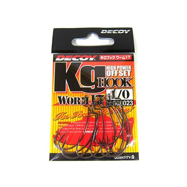 キロフックWorm#3/#3/decoy-kghook-3・Size:#3・パッケージ個数:1・ブラック